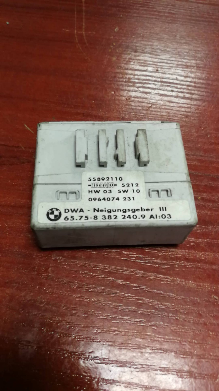 BMW X5 E53 '00-06 ALARM INCLINATION SENSOR 55892110 8382240 | eBay