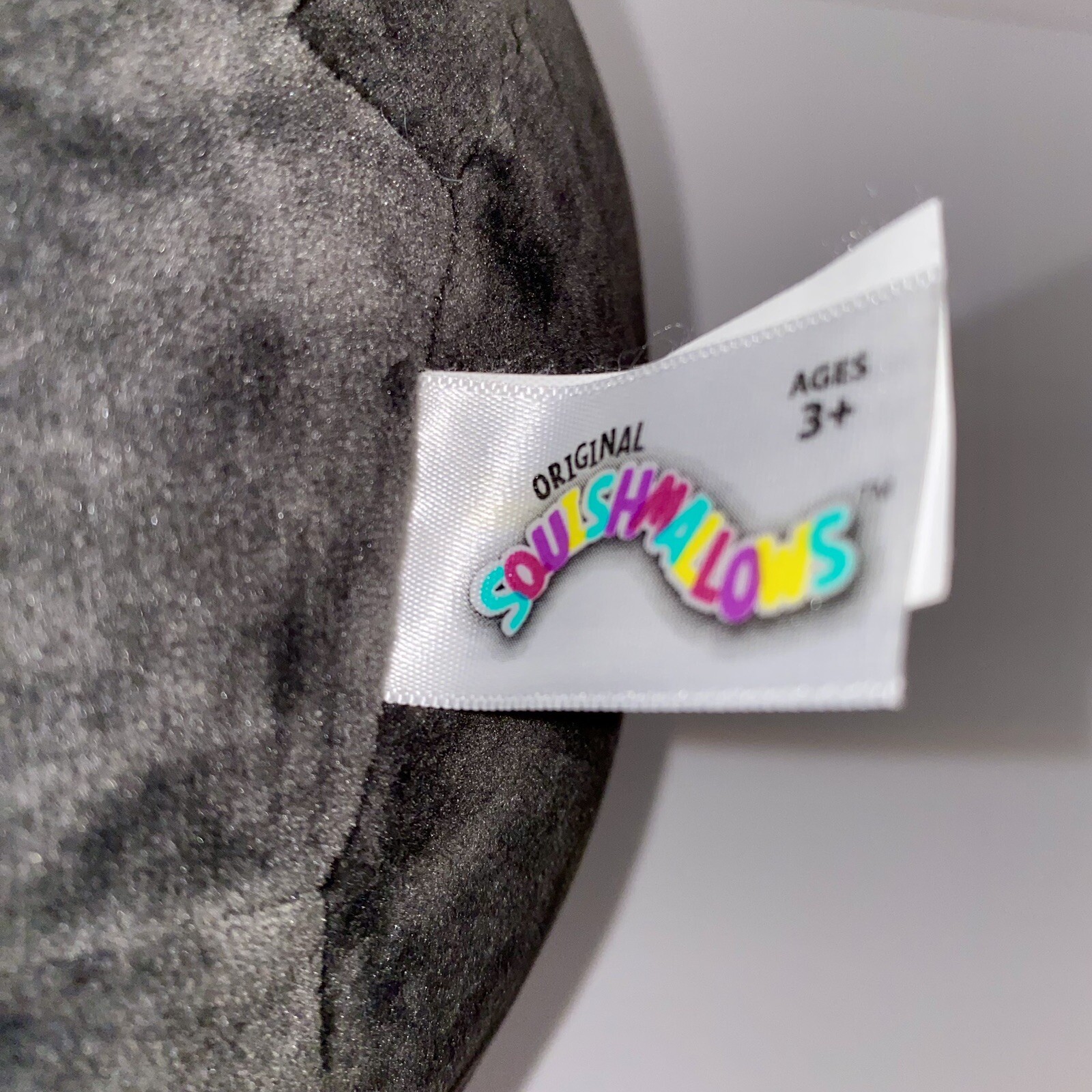 Original Squishmallows Bongo Pug 8” Squishy Plush Black Gray Puppy Dog ...