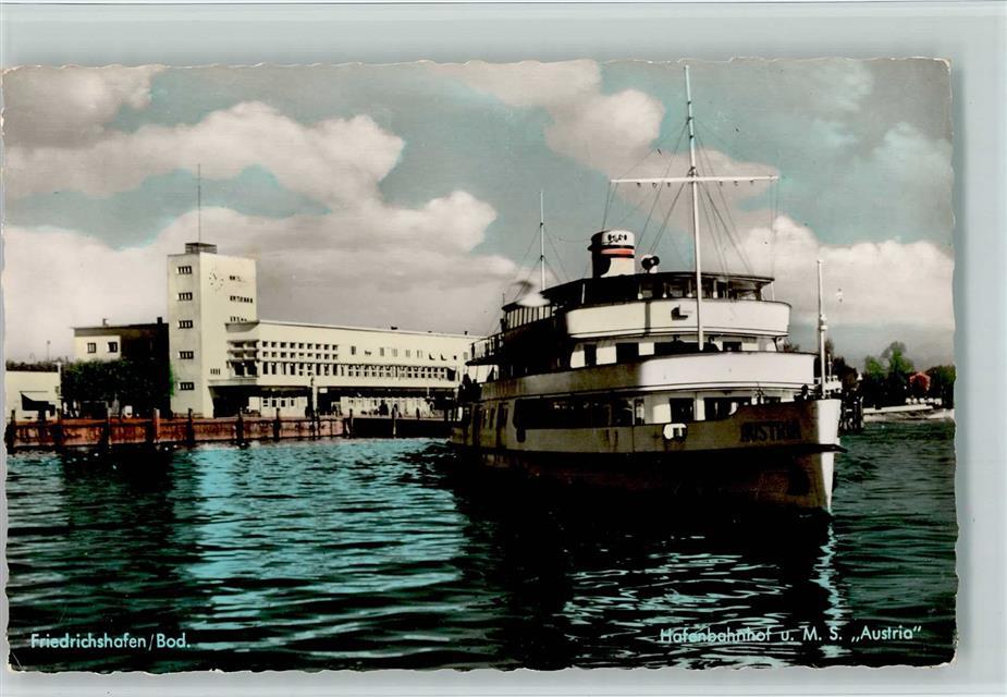 10173546 - 7990 Friedrichshafen Hafenbahnhof MS Austria Bodenseeschiff ...