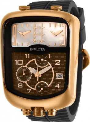 Invicta 29706 Men's 42mm S1 Rally Dakar Chronozone Rose Gold Triple ...