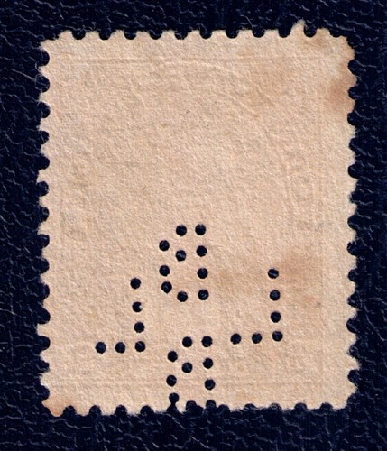 Perfin "BLLB", Perfin #B10, Rarity Factor "G", 3c, Scott #108, 1918 ...