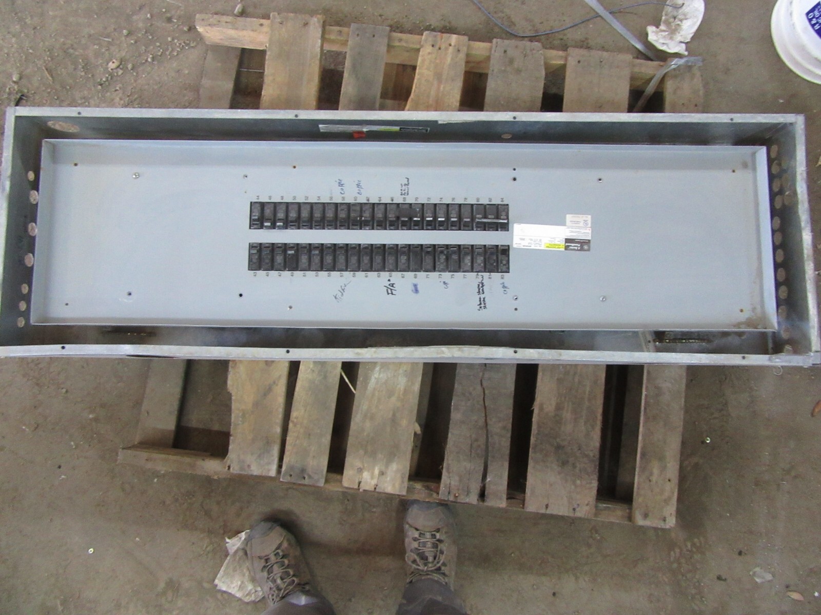 GE SERVICE PANEL AQF3424MBX AB64B 400 AMP 208/120 VOLT 3-PHASE 4-WIRE ...