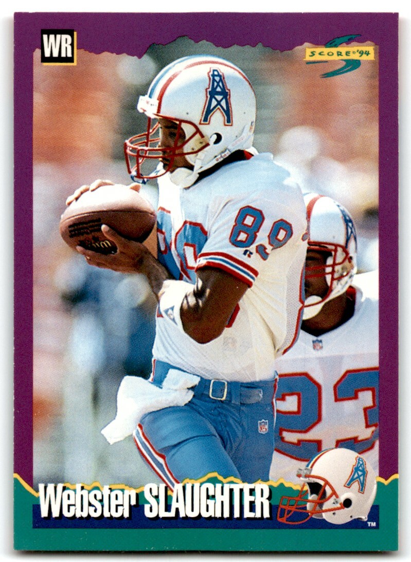 1994 SCORE WEBSTER SLAUGHTER HOUSTON OILERS #105 | eBay