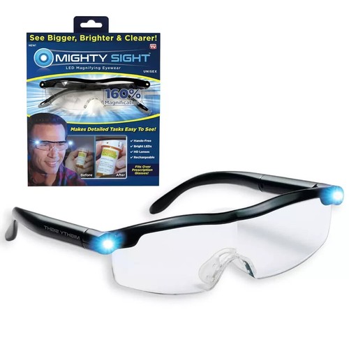 JML Mighty Sight Magnifying Glasses 160% Genuine AS SEEN ON TV - used ...