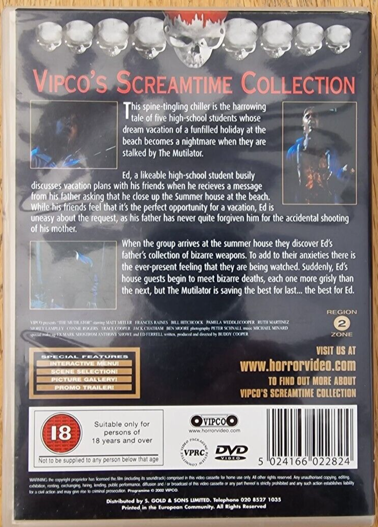 The Mutilator (DVD, 2003) for sale online | eBay