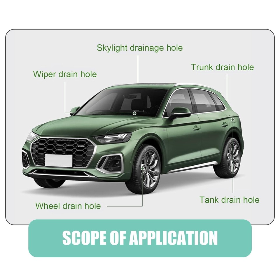 Sunroof Drain Hole Cleaning Tool, 118" Flexible Stainless Steel Pipe ...