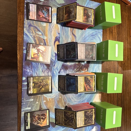 MTG Warhammer 40k Commander Decks Set Of 4 Opened Sleeved and with Deck ...