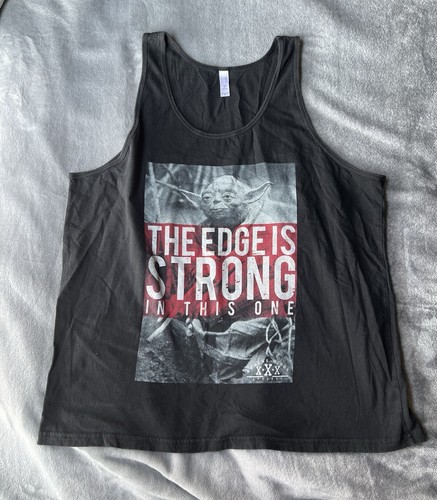 emo straight edge men’s tank top yoda size extra large hot topic grunge ...