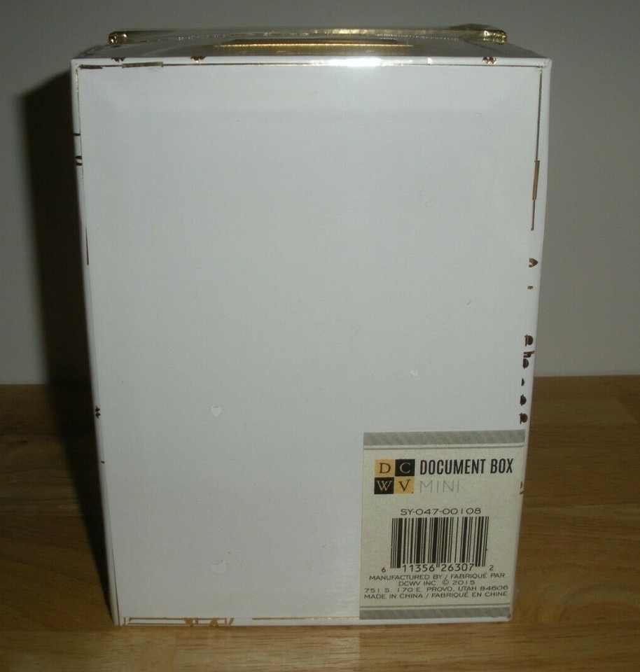 Decorative Document/Storage Box or Gift Box With Musical Notes Design ...