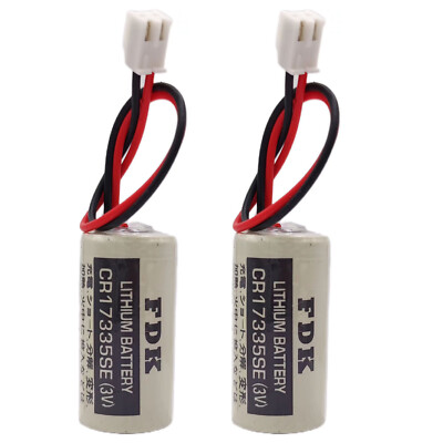 2 x FDK CR17335SE 3V 1800mAh Epson Robot Controller RC series ...