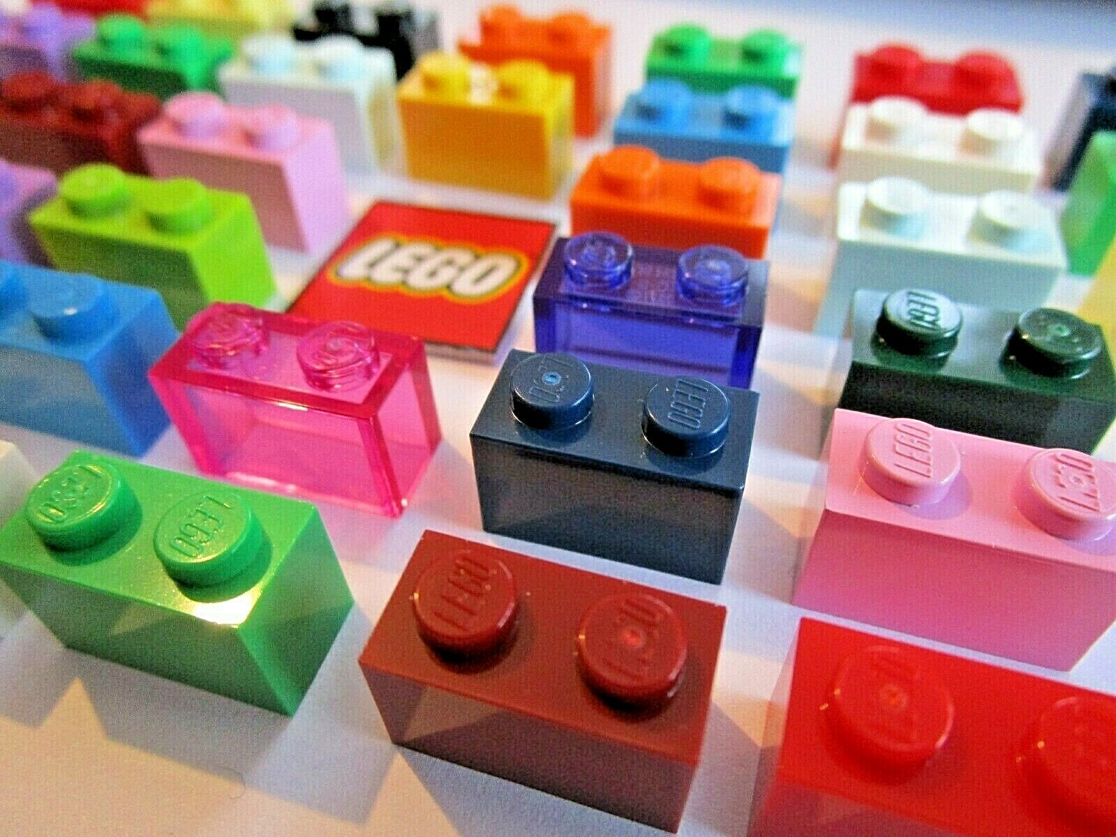 LEGO 1x2 Bricks (Packs of 8 ) - Choose Colour NEW Design 3004, 4216 NEW ...