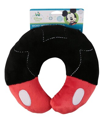 Disney Mickey Mouse Neck Roll Pals with Embroidery, Red/Black | eBay