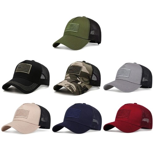 Adult US Flags Decals Baseball Caps Travel Gathering Hat for Cycling ...