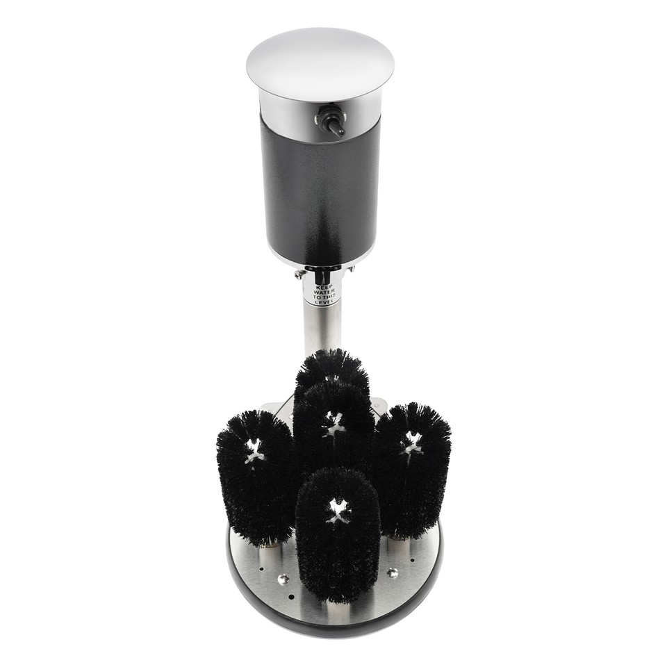 5 Brush Glass Washer Countertop Restaurant Bar Electric Glass Washer | eBay