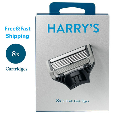 Harry's Men's 5-Blade Razor Blade Refills, 8 Count New | eBay
