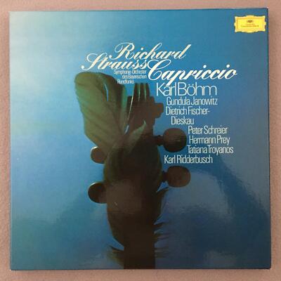 E081 R. Strauss Capriccio Fischer-Dieskau Janowitz Bohm 3LP DGG 2709 ...