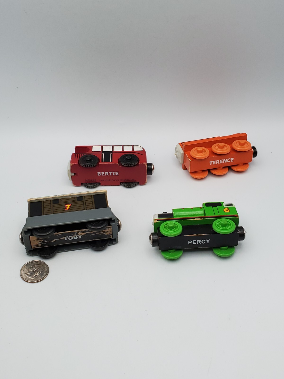 Thomas & Friends Wooden Railway Train Tank Engine Toby Percy Bertie Bus ...