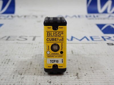 Bussman TCF10 CubeFuse 600VAC Dual Element Time Delay | eBay