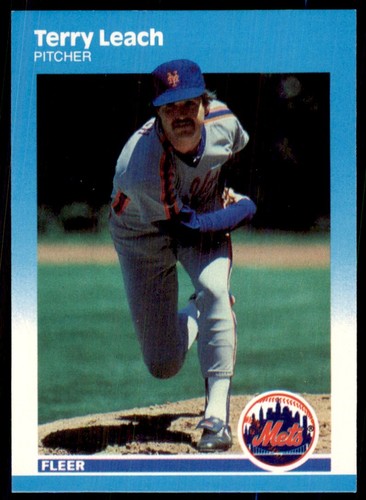 1987 Fleer Update Terry Leach Baseball Cards #U-62 | eBay