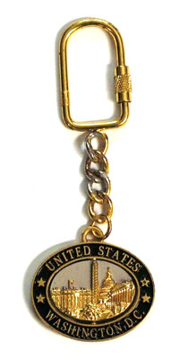 Washington D.C. Keychain Spinner Fob Key Ring Travel Souvenir US ...