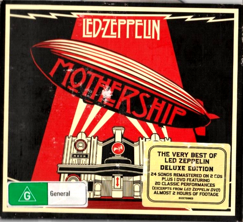 LED ZEPPELIN – Mothership (2 CD + DVD, 2007) Digipak, DELUXE EDITION ...