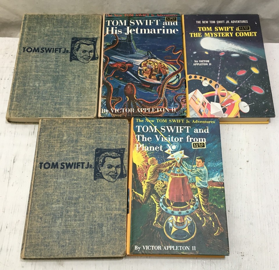 Lof of 9 Different Tom Swift Jr. Adventures Victor Appleton II Books ...