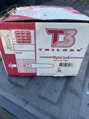 T3 TRILOGY Digital Lock With Audit Trail DL3000IC/26D | eBay