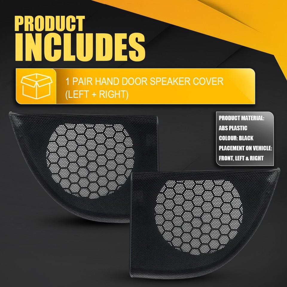 2X Right Left Hand Door Speaker Cover For Mercedes Benz C Class W203 ...