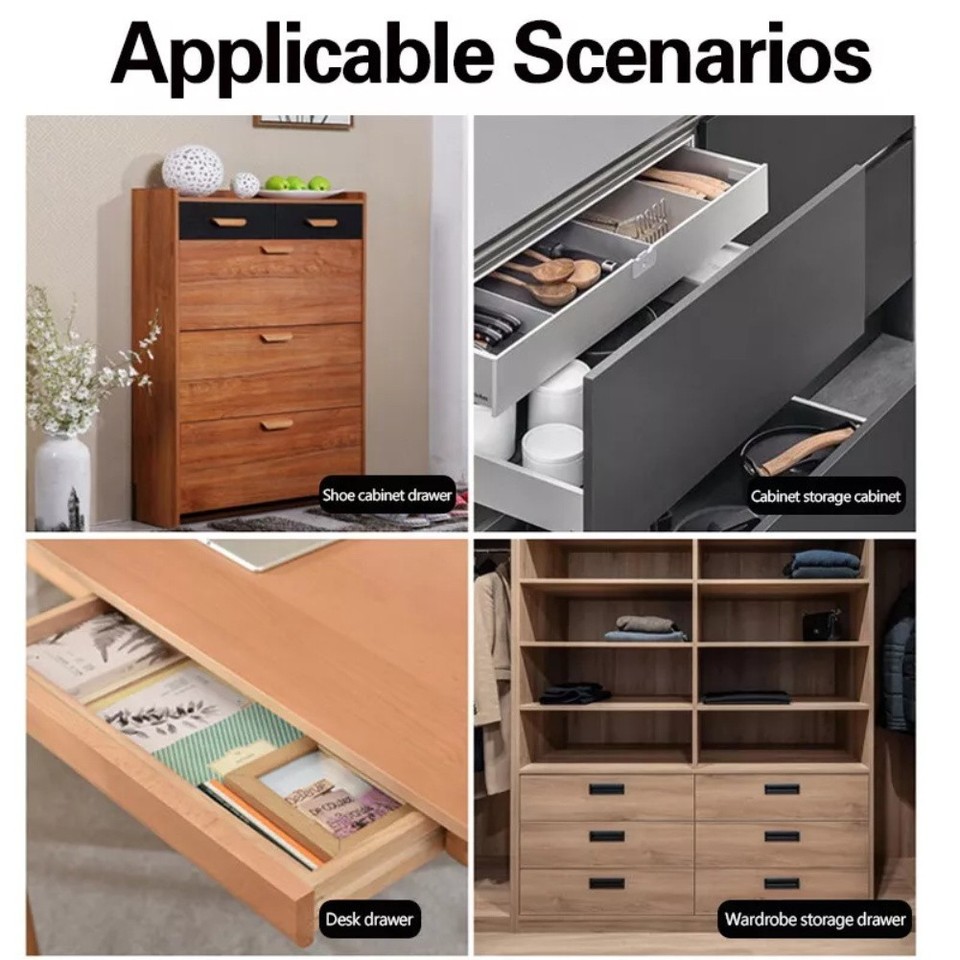 Replacement Drawer Runners Plastic Drawer Slides 10Pcs 298mm for Drawer ...