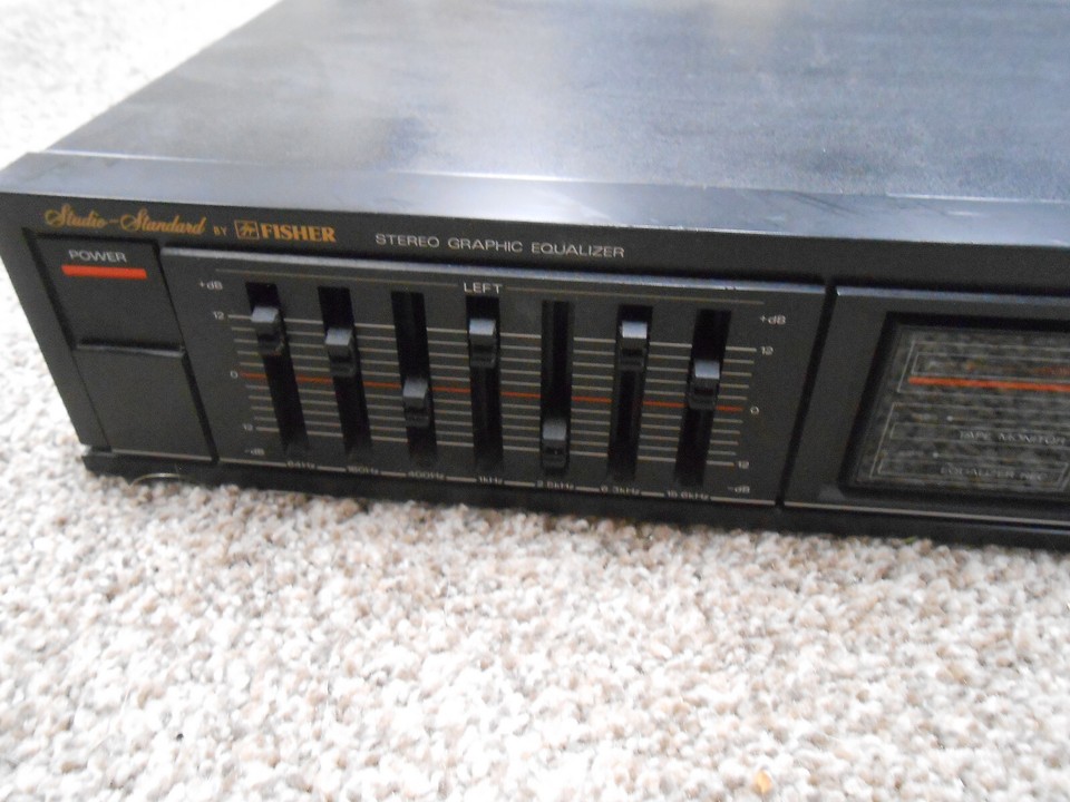 Fisher EQ-871 Stereo Graphic 7-Band Equalizer Studio Standard Vintage ...