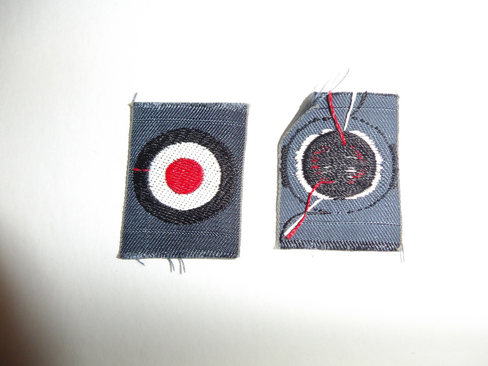 51230 original WW2 German Luftwaffe EM Cap Roundel woven Bevo Air Force ...