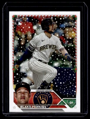 2023 Topps Holiday Blake Perkins RC Milwaukee Brewers #H19 | eBay