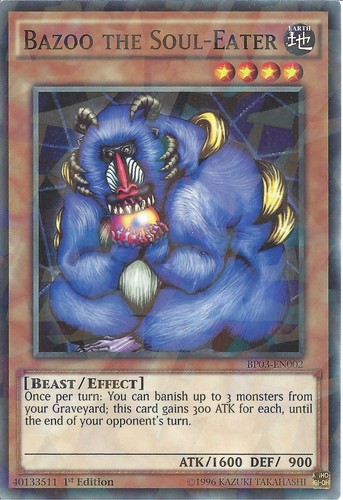 YU-GI-OH: BAZOO THE SOUL-EATER - SHATTERFOIL RARE - BP03-EN002 - 1st ...