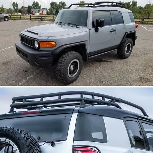 KUAFU Fits Toyota FJ Cruiser 07-14 Aluminum Roof Rack Cargo Luggage ...