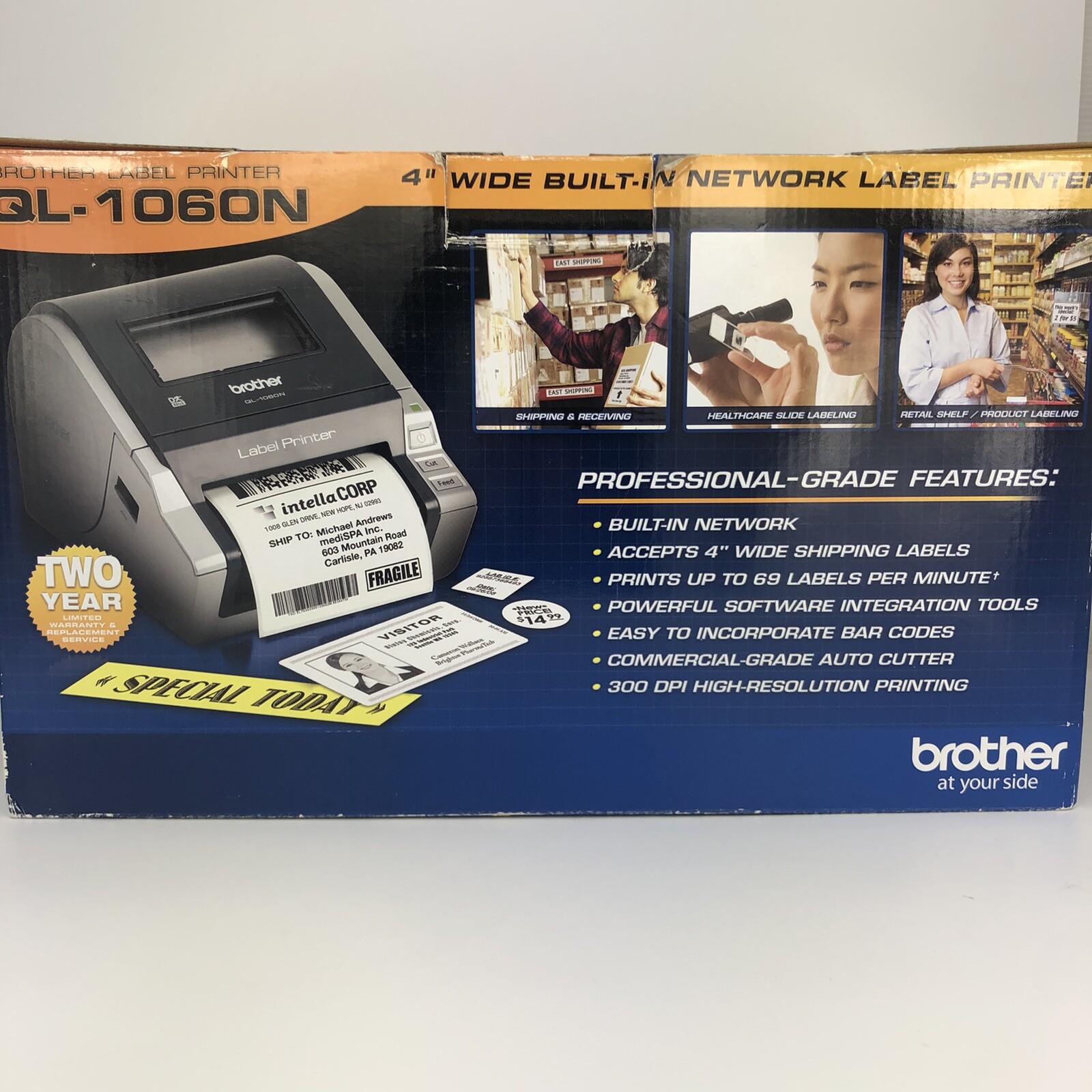 Brother QL-1060N Label Thermal Printer for sale online | eBay