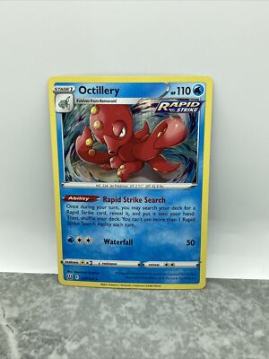 Octillery 37/163 Holo Rare + Reverse Holo Battle Styles 2021 Pokemon ...