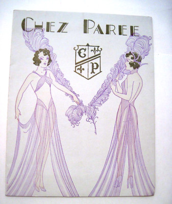 Lovely Vintage Souvenir Photo Holder from "Chez Paree" - Chicago, IL ...