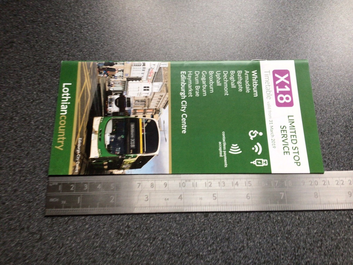 X18 Bus Timetable X18 BUS (EF11 SCO) | Mercedes Benz O816D, Plaxton