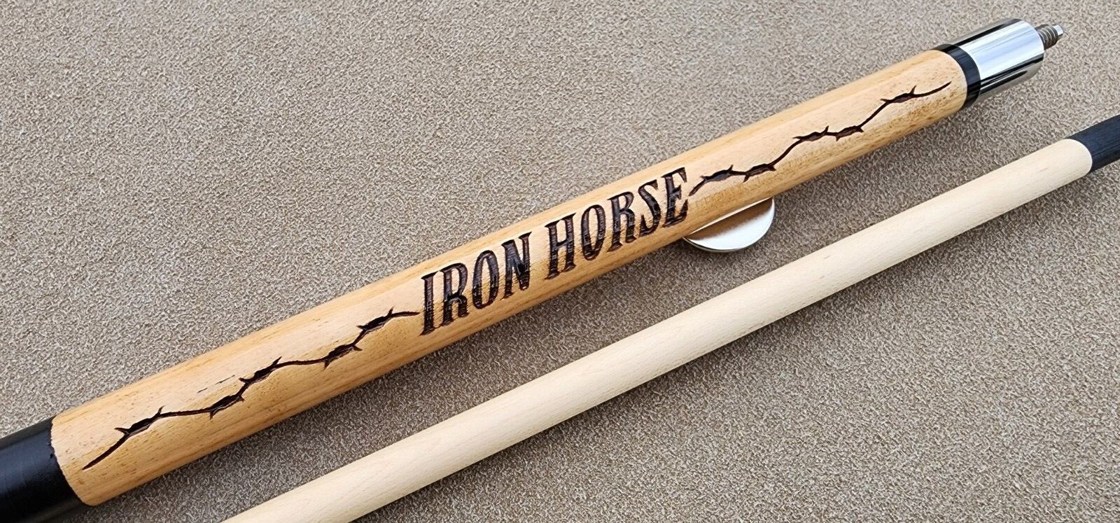 Outlaw OLBK01 BREAK Pool Cue, Stacked Leather Wrap, Phenolic,FREE ...