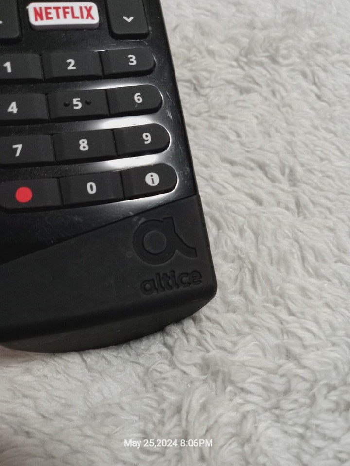 Altice T4HU1714/36K Cablevision Original Cable Box TV Television Remote ...