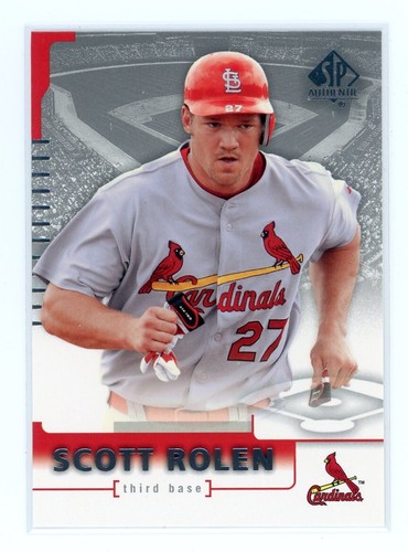 SCOTT ROLEN 2004 SP Authentic #12 St. Louis Cardinals HOF | eBay