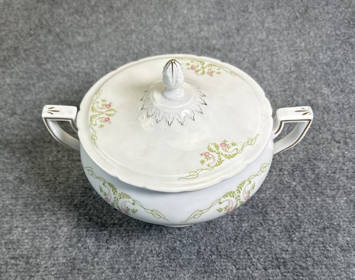 Weimar Germany Antique Porcelain Rose Pattern Soup Tureen Covered ...