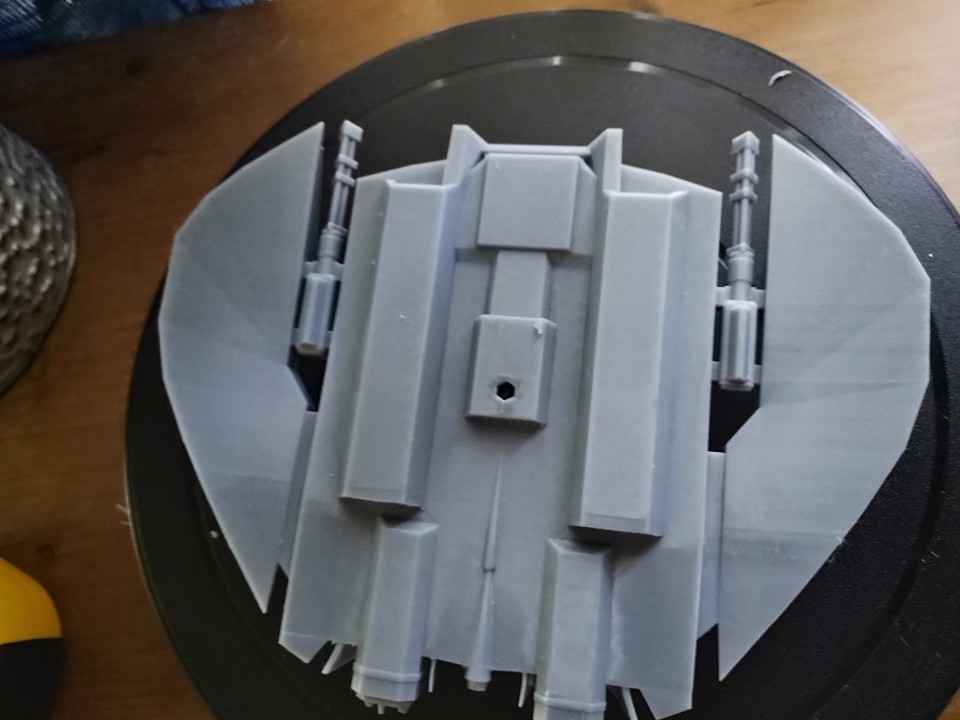 Battlestar Galactica First Cylon War Raider 3D Resin Print 8" Wide 7 ...