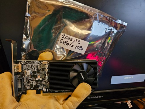 GIGABYTE NVIDIA GeForce GT 1030 Low Profile 2G 2GB GDDR5 Graphics Card ...