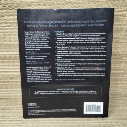 Ancient Roman Civilization History and Sources Ralph W. Mathisen Book ...