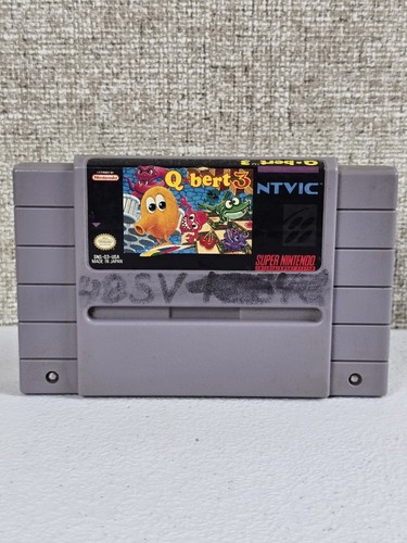 Q*Bert 3 (Super Nintendo SNES 1992) Cart Only Tested Working | eBay