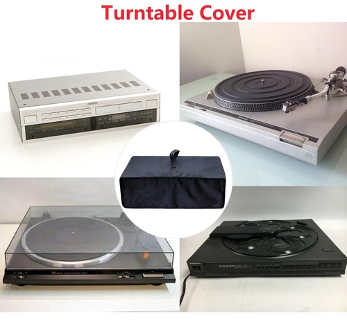 Turntable Dust Cover, Vinyl Record Player Protector, Waterproof Scratch ...