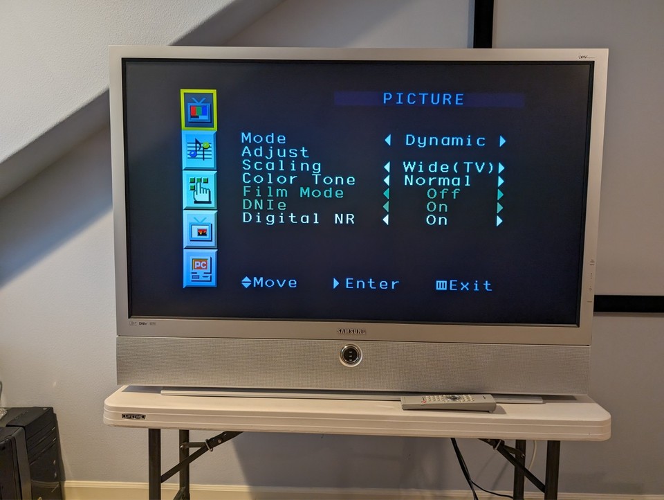 Samsung HLN5065W 50" rear projection TV - WORKS! | eBay