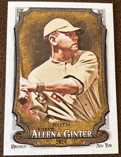 2024 Topps Allen & Ginter #198 Babe Ruth Boston Red Sox | eBay