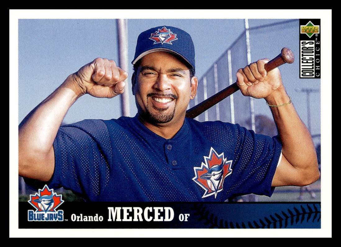 1997 Collector's Choice #496 Orlando Merced Toronto Blue Jays Baseball ...
